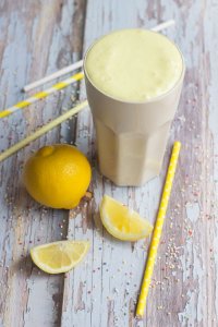 Lemon Milkshake | made with Homemade Lemon Curd